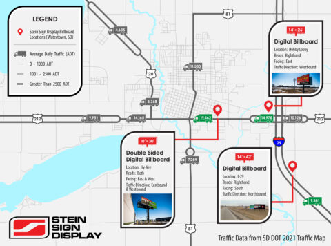 Digital Billboard on I-29 is LIVE! | Stein Sign Display